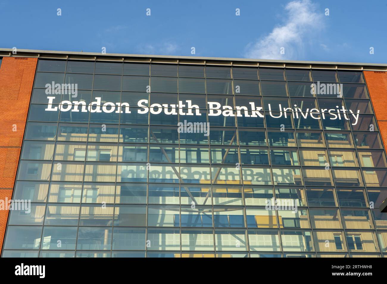 View of the London South Bank University campus in Southwark,London ...