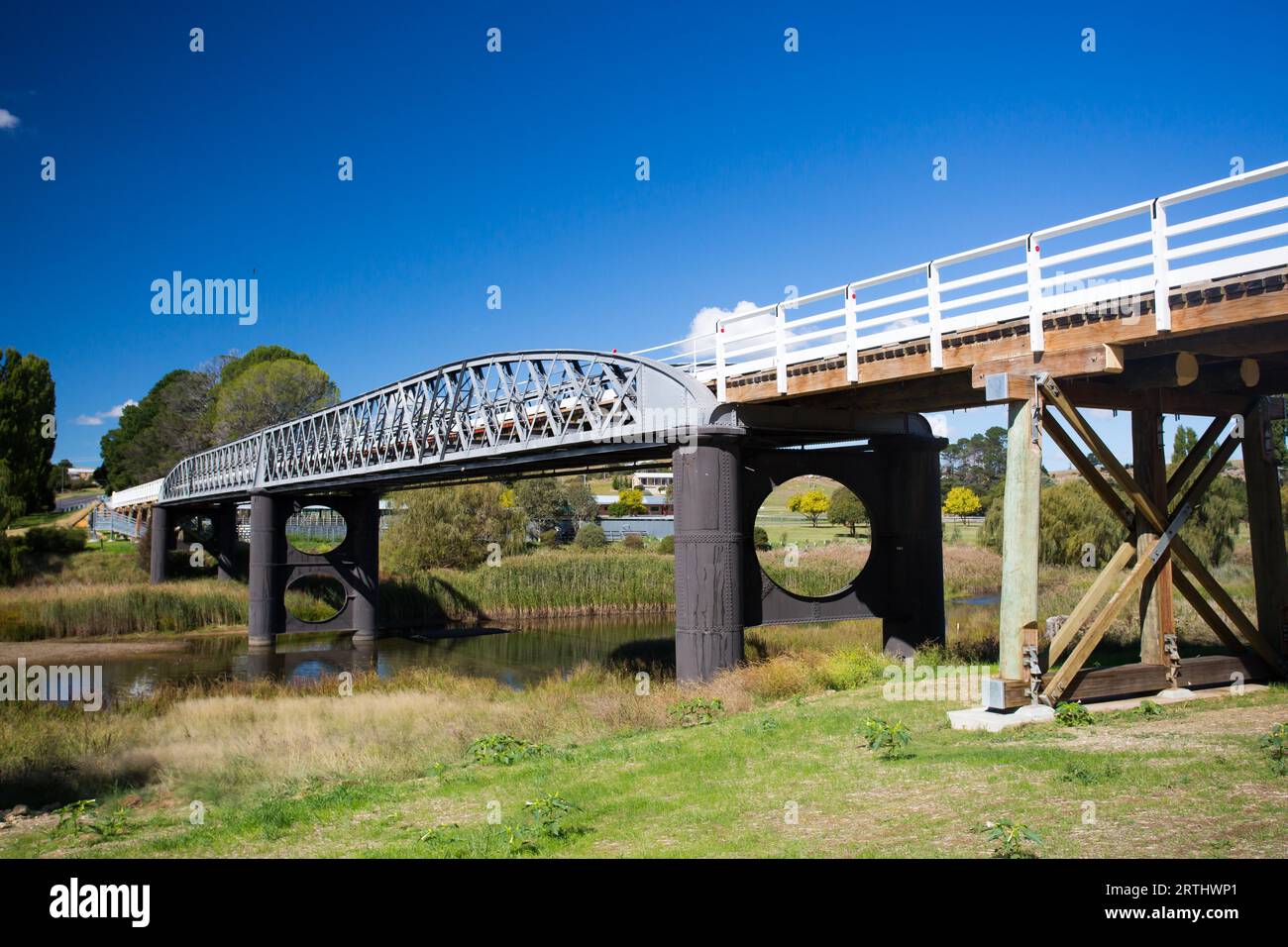 The iconic Dalgety Bridge built in 1888 serves as an important crossing ...
