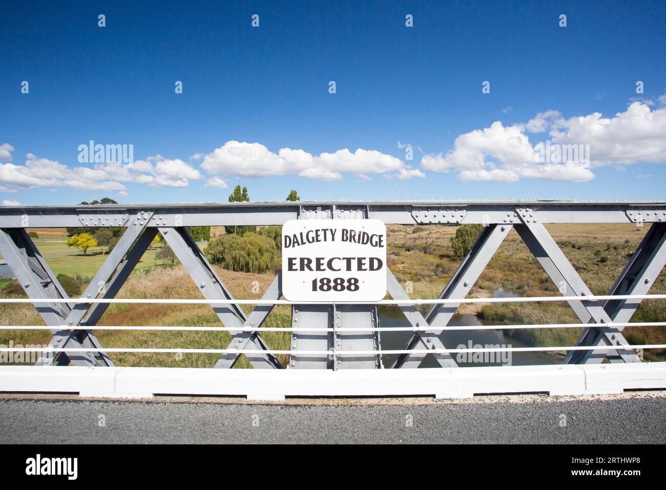 The iconic Dalgety Bridge built in 1888 serves as an important crossing ...