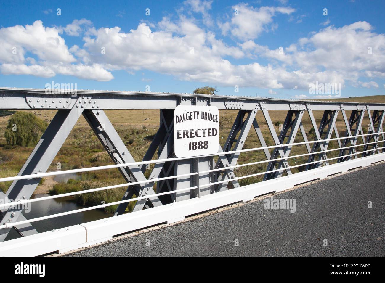 The iconic Dalgety Bridge built in 1888 serves as an important crossing ...