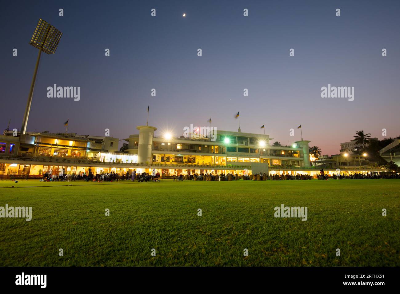 The famous Cricket Club of India, Brabourne Stadium on a summer's ...