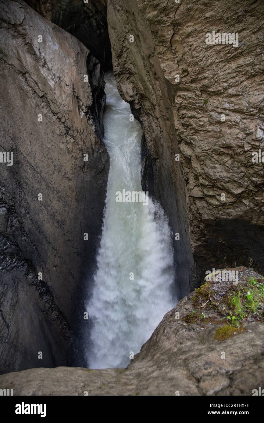 Trummelbach Falls, Lauterbrunnen, Bernese Oberland, Switzerland Stock ...
