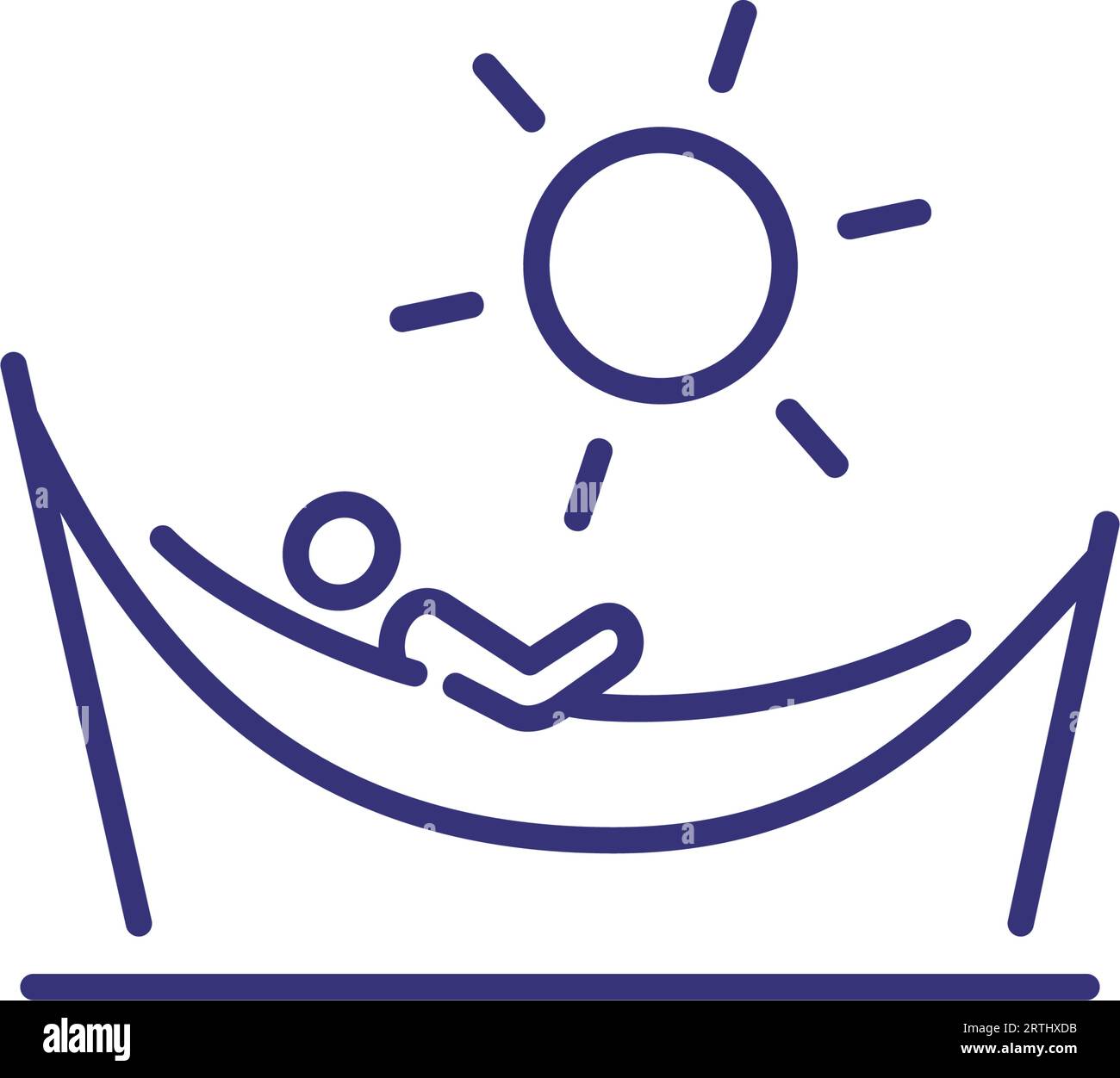 Relaxing In Beach Hammock Cut Out Stock Images And Pictures Alamy