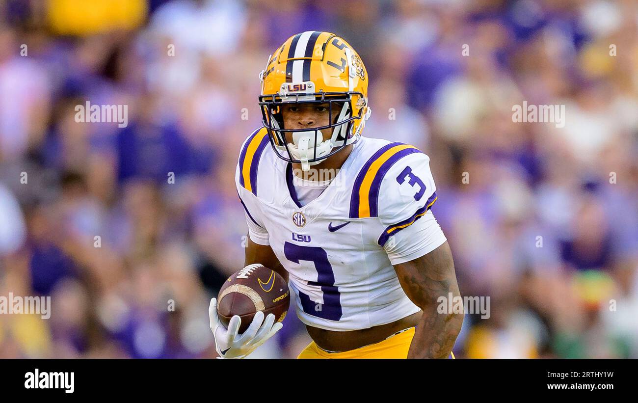 LSU running back Logan Diggs (3) runs during an NCAA college football ...