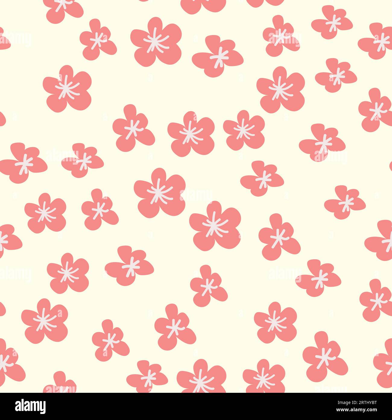 Boho Floral vintage seamless pattern. Hippie flower power retro textile ...