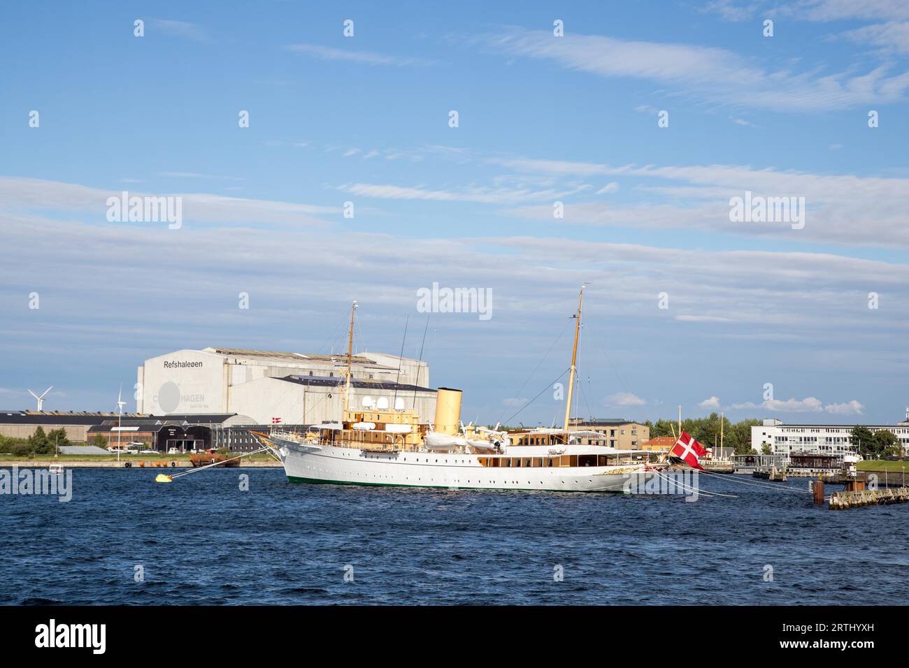 Copenhagen, Denmark, August 17, 2016: The Danish Royal Yacht Dannebrog ... Copenhagen, Denmark, August 17, 2016: The Danish Royal Yacht Dannebrog ...