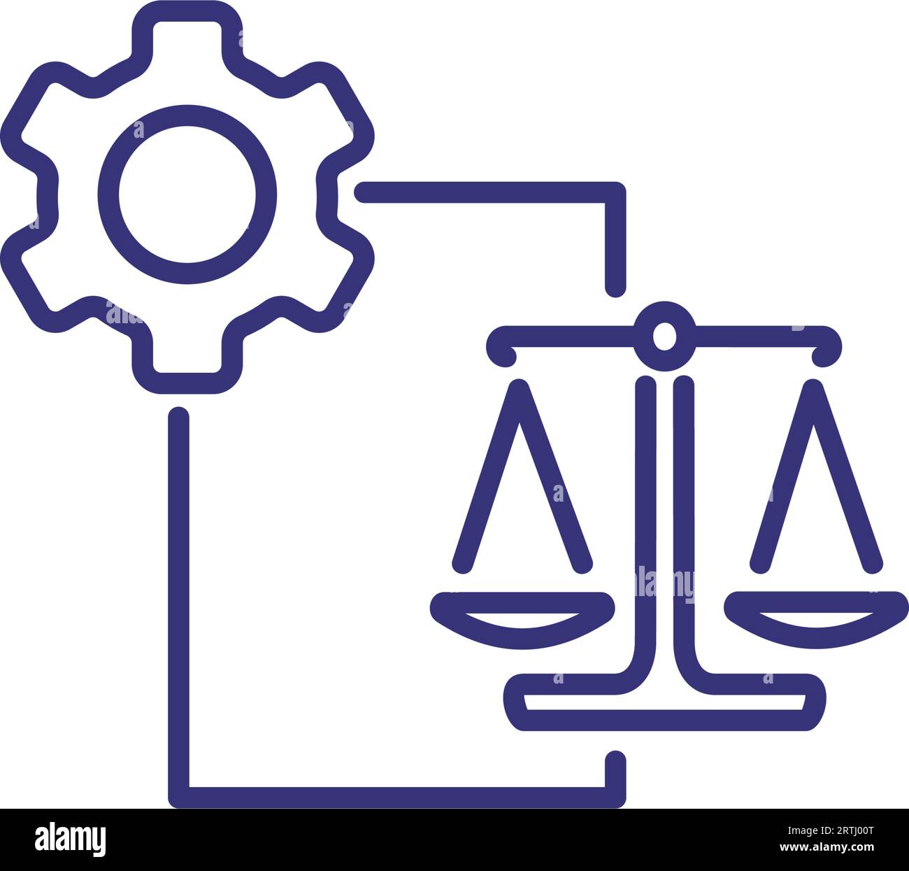 Work balance icon simple Stock Vector Images - Alamy