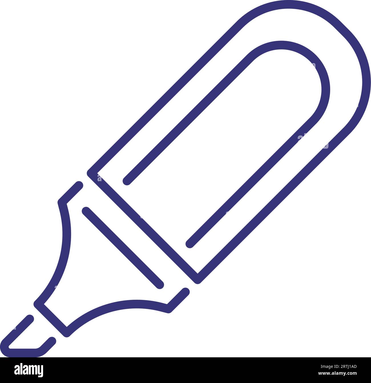 Marker line icon Stock Vector Image & Art - Alamy