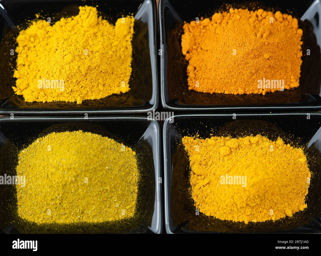 different kinds of Turmeric Curcuma longa curry mix Stock Photo - Alamy