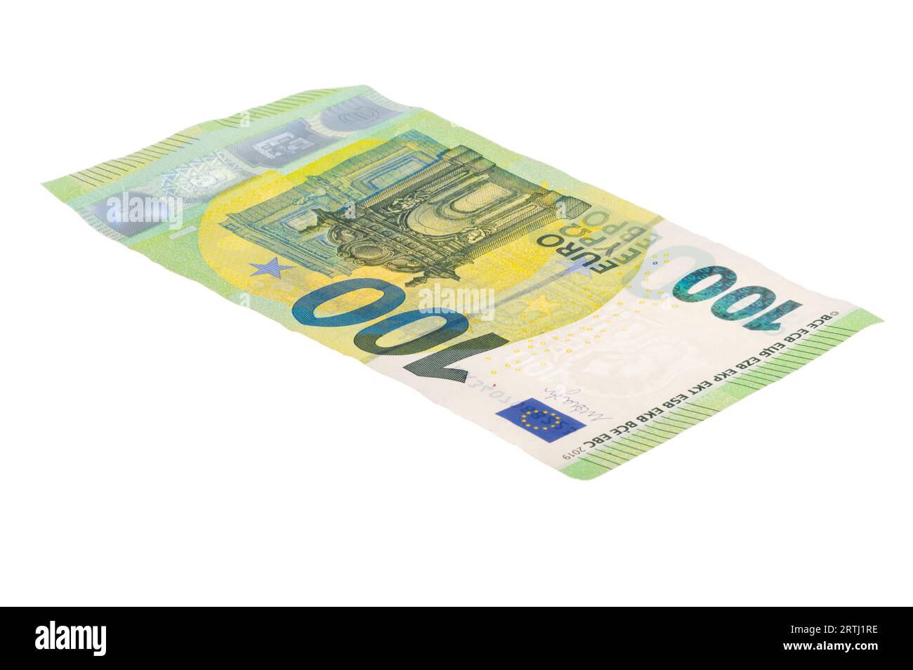Euro banknotes isolated on white background Stock Photo - Alamy