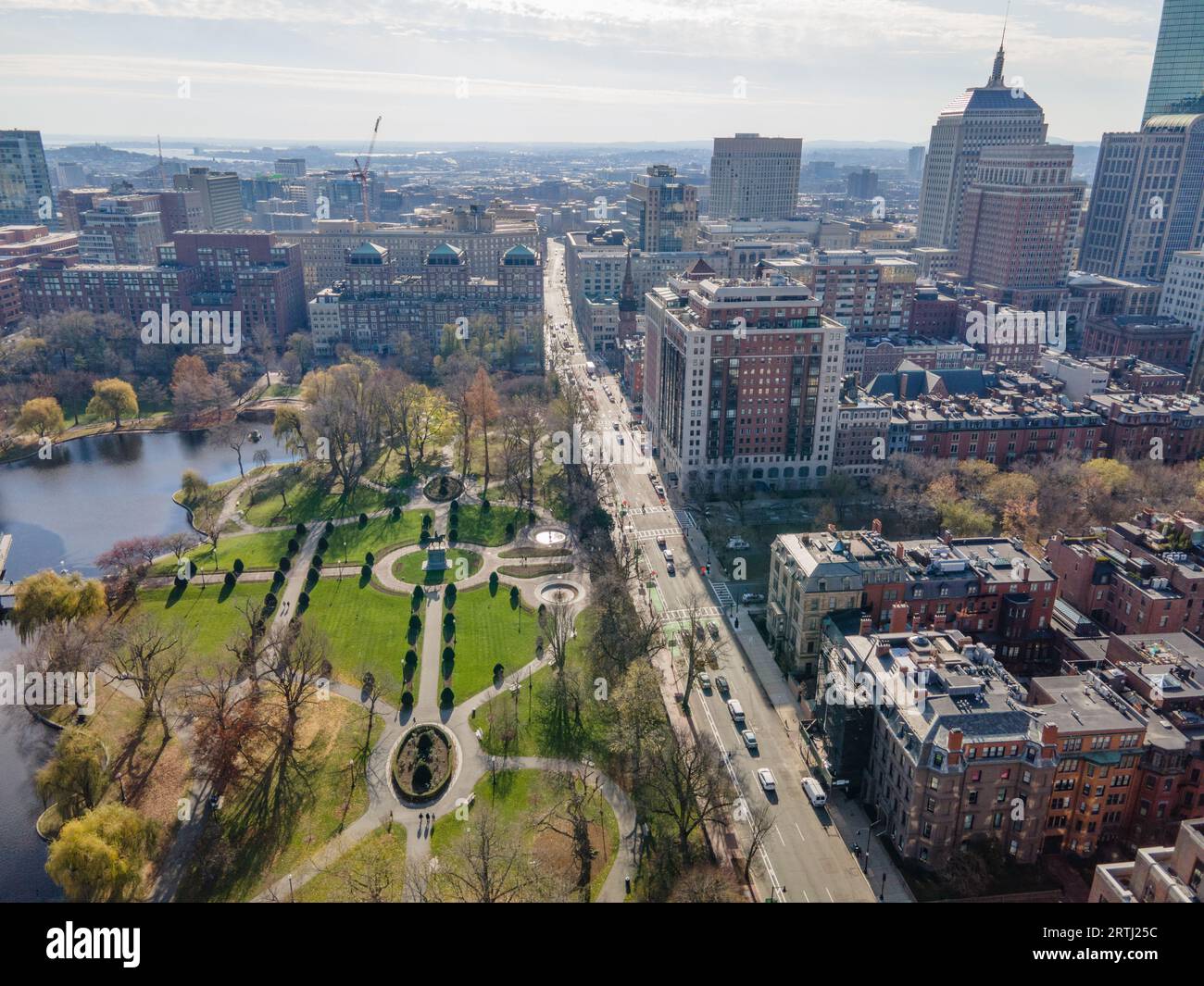 Back bay and public garden hi-res stock photography and images - Alamy