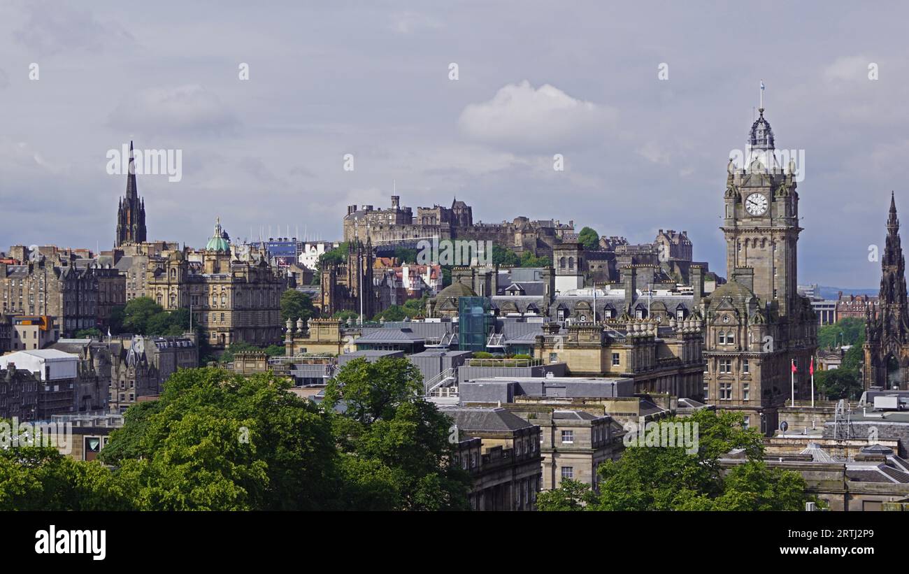 Edinburgh is the hilly capital of Scotland. The medieval old town has a ...