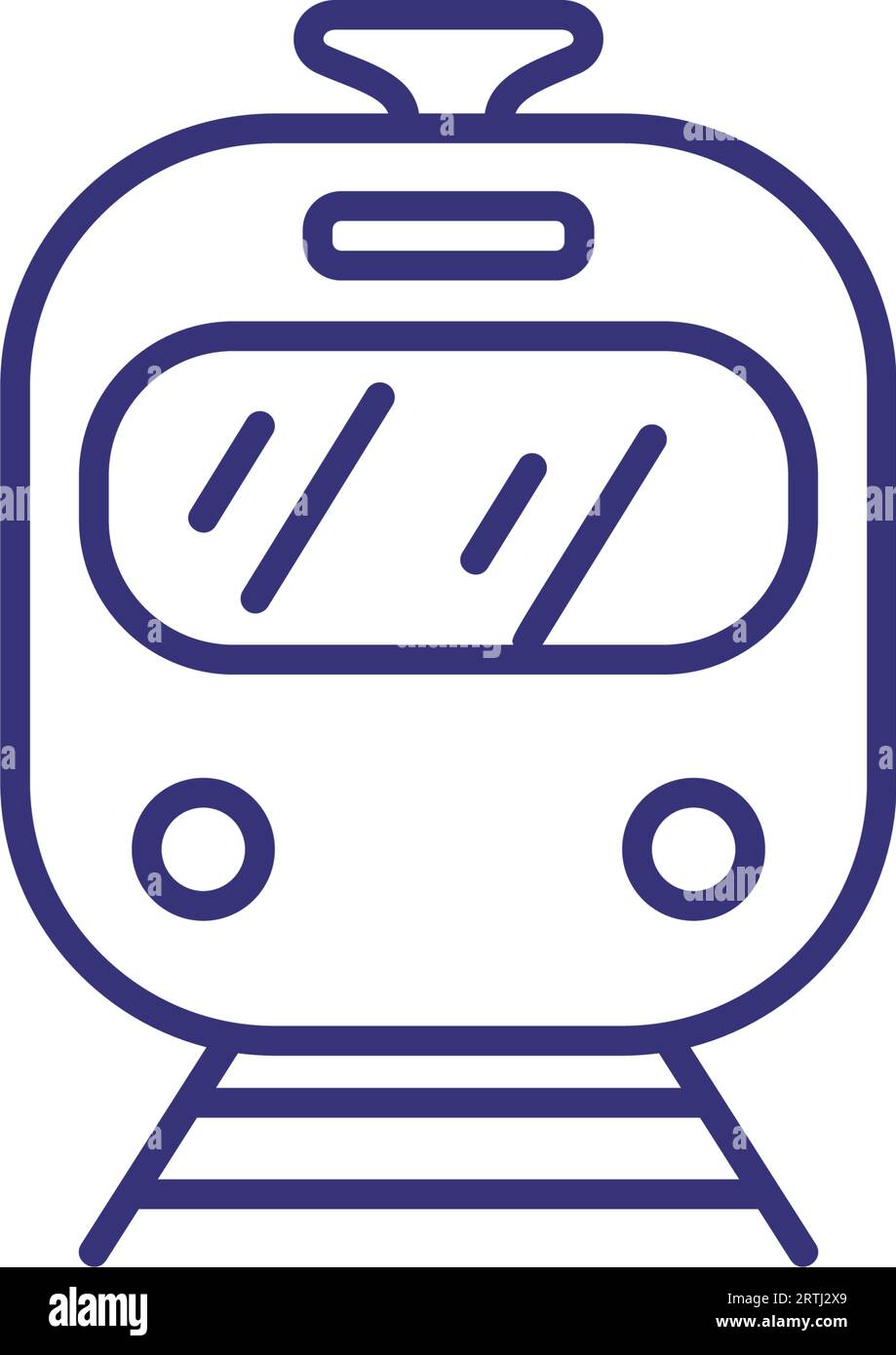 Modern train line icon Stock Vector Image & Art - Alamy