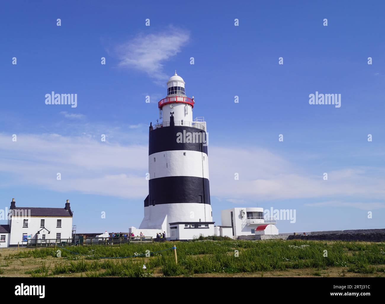 The Hook Lighthouse is a building on Hook Head at the tip of the Hook ...