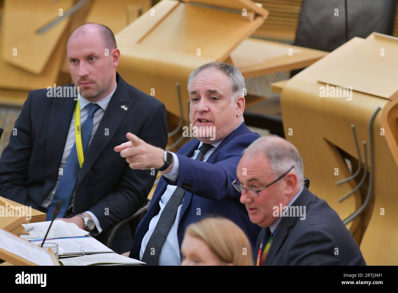 Edinburgh Scotland, UK 13 September 2023. Richard Lochhead Scottish ...