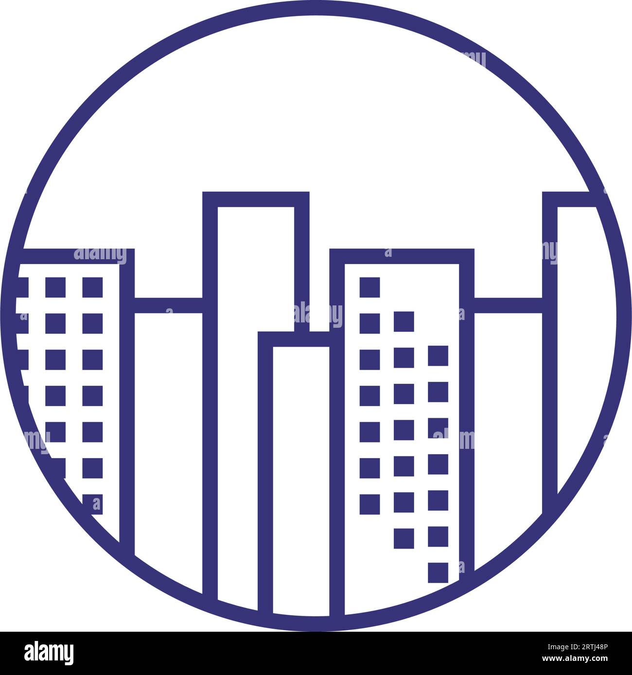 Real estate financial center Stock Vector Images - Alamy