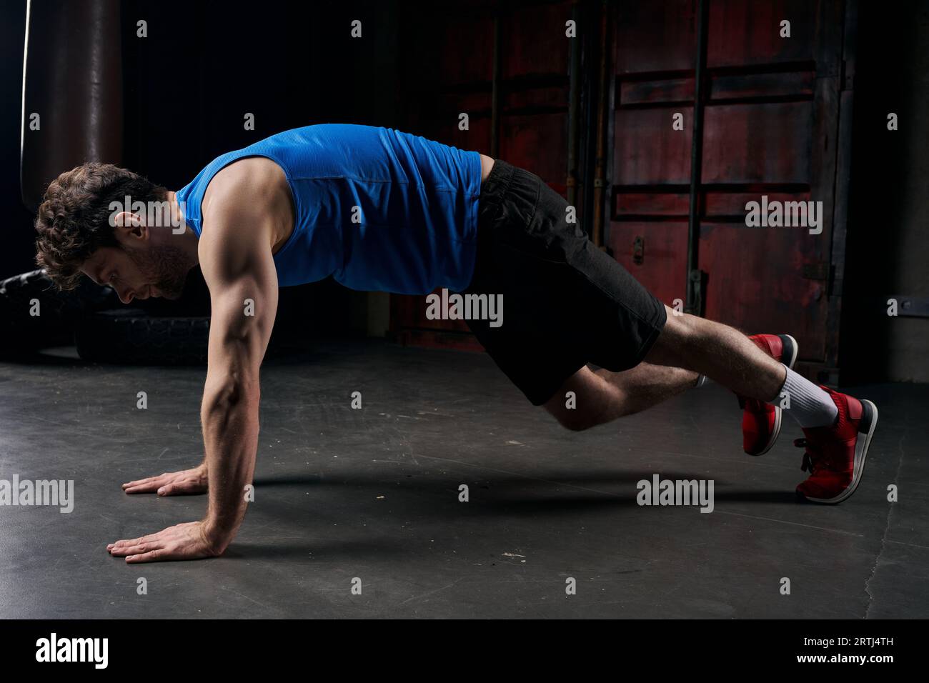 Plank Pose Man