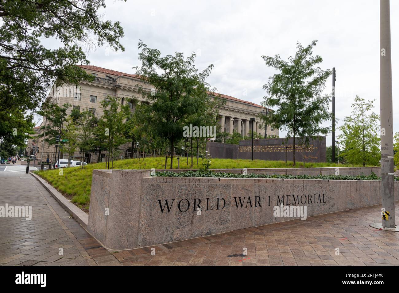 National World War One Memorial Washington DC USA Stock Photo - Alamy