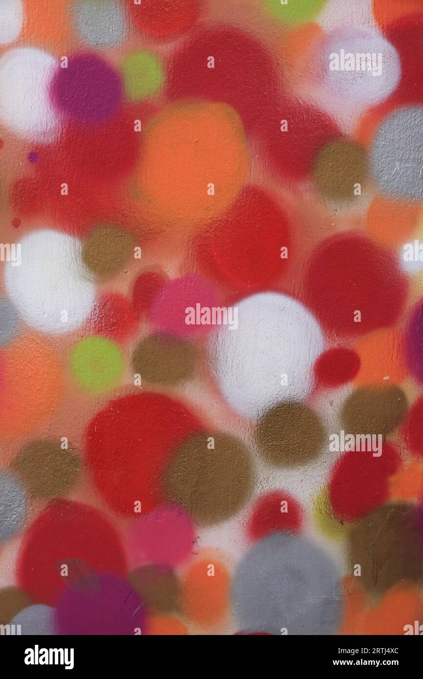 Colourful colour circles, filling the format Stock Photo - Alamy