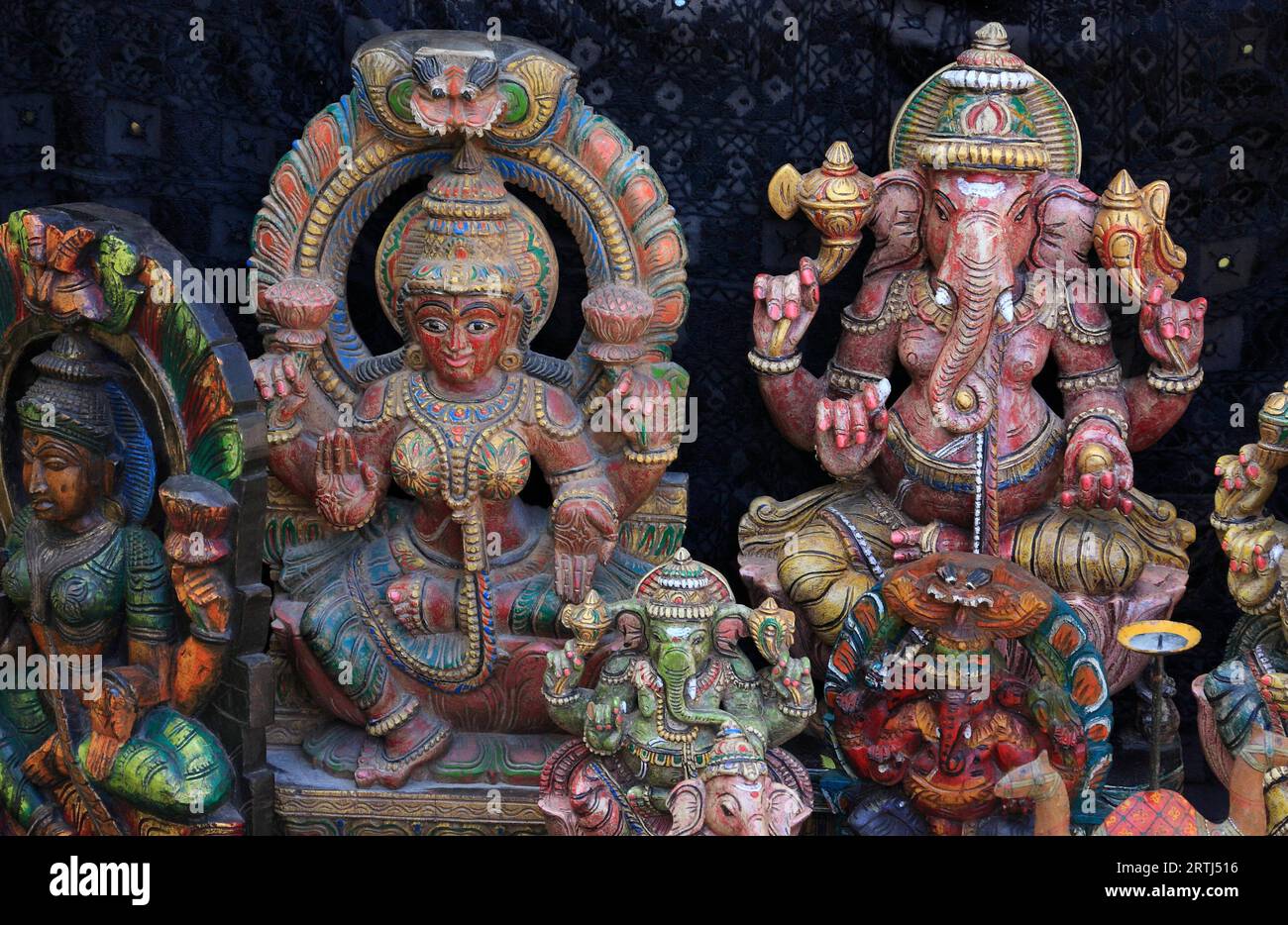 Various colourful Indian figures Stock Photo - Alamy