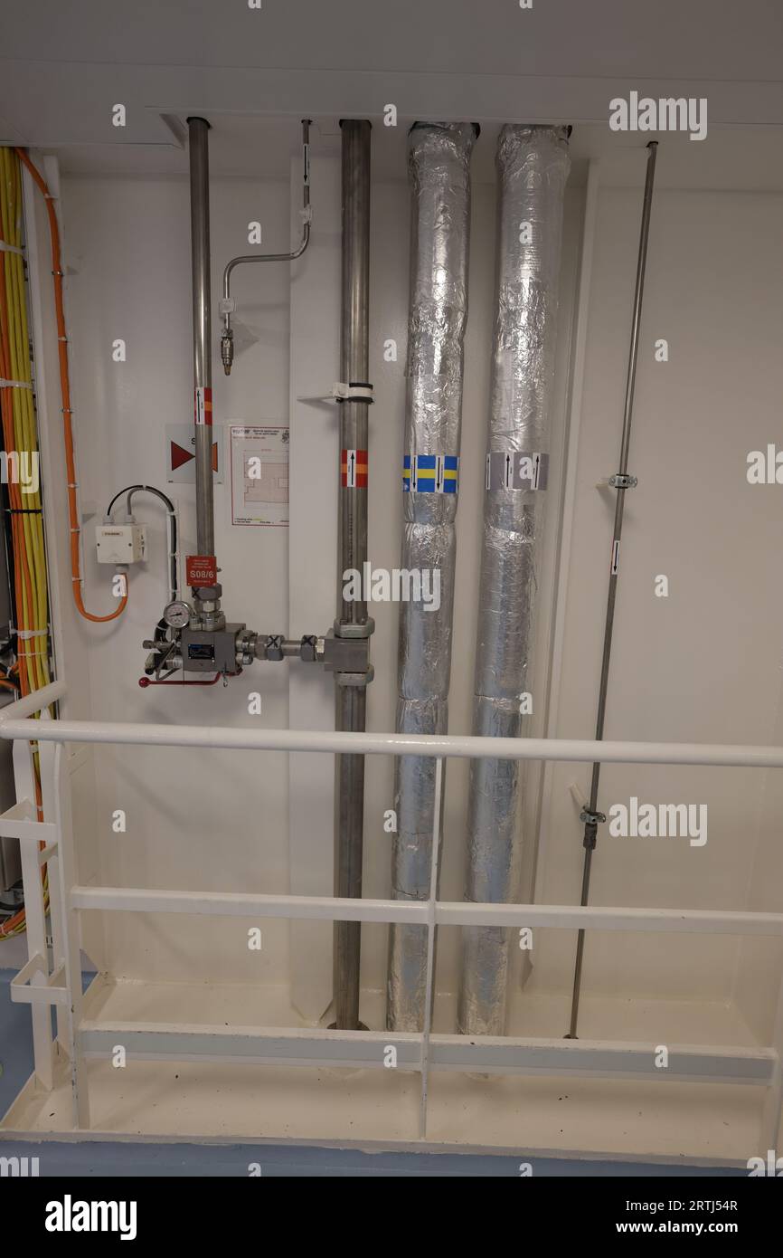 Crew area in a modern cruise ship Stock Photo - Alamy