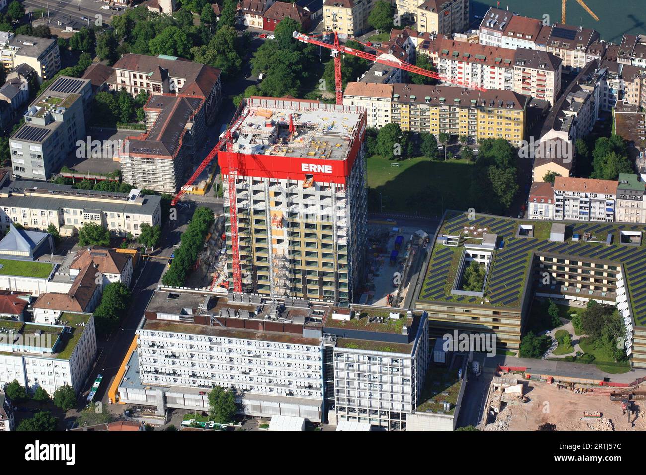 Basel, Switzerland, new building of the Biozentrum of the University ...