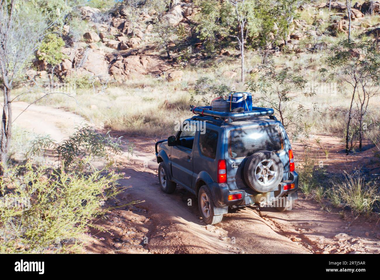 Outback queensland road hi-res stock photography and images - Alamy