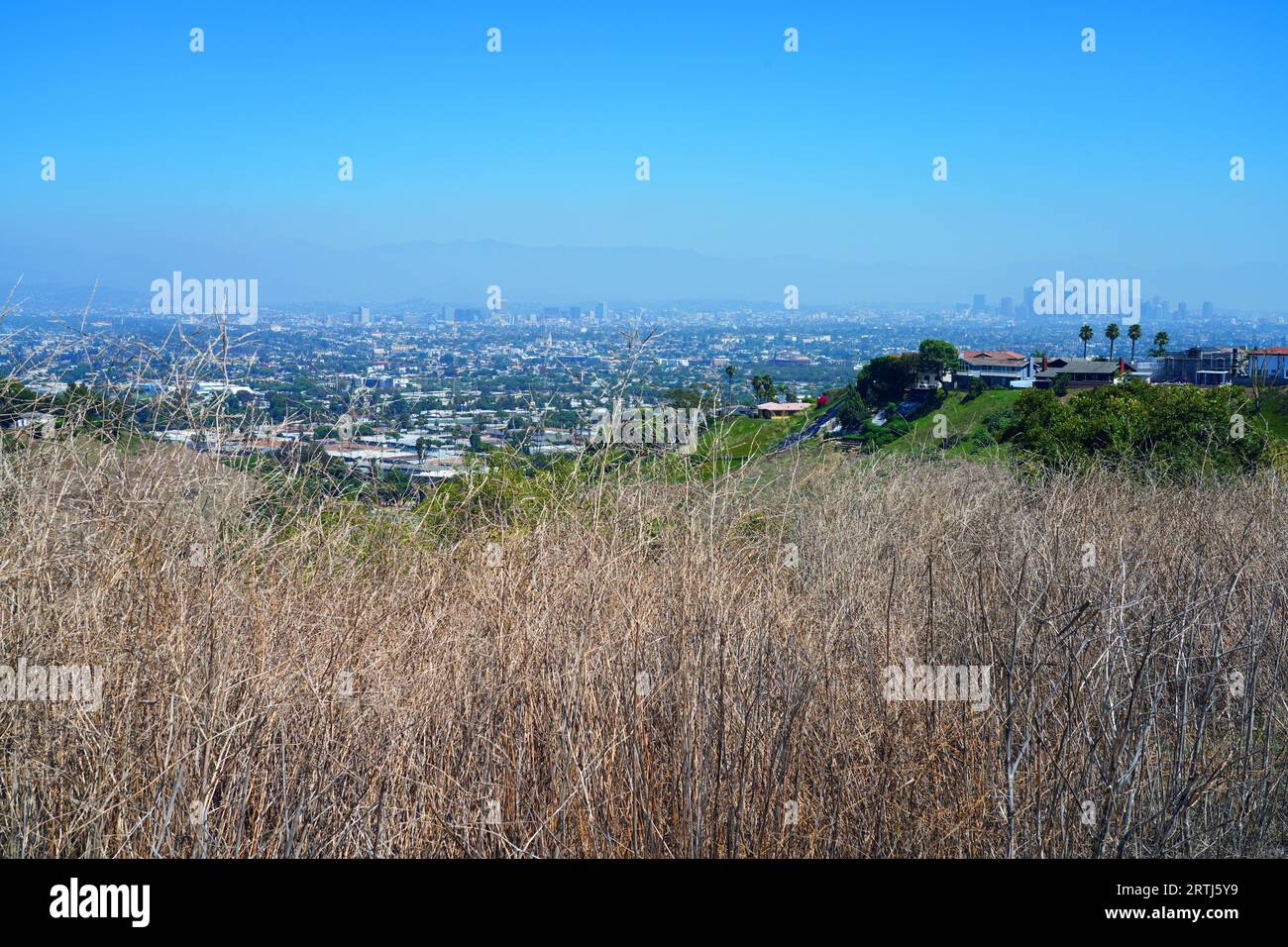 LOS ANGELES, CA -30 AUG 2023 – Landscape view of the city of Los ...