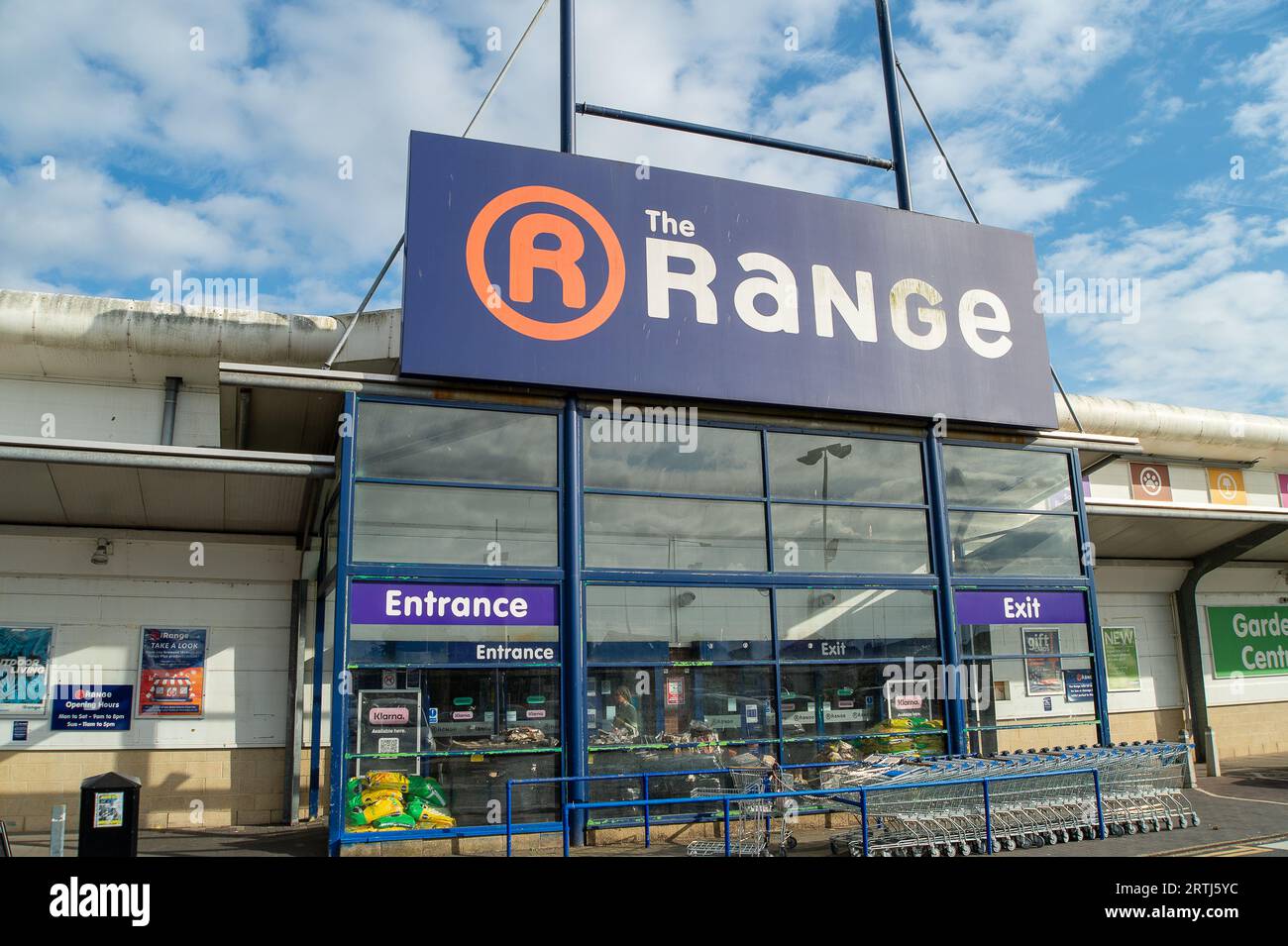 Slough, Berkshire, UK. 13th September, 2023. A Range store in Slough ...