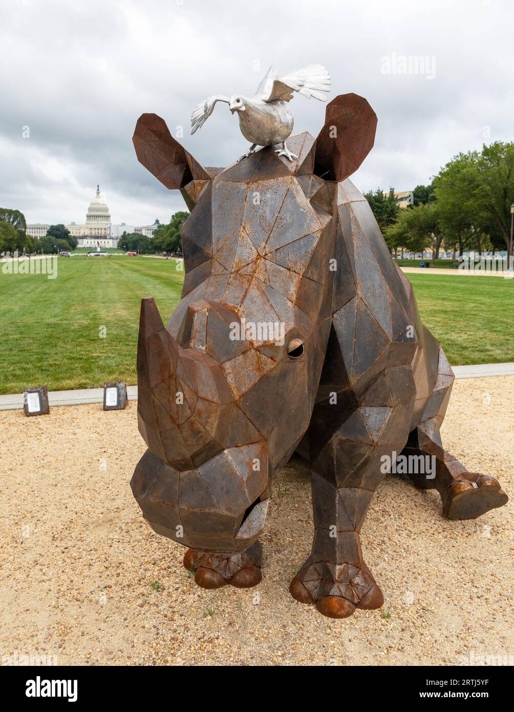 Animal Sculptures in Washington DC USA Stock Photo - Alamy