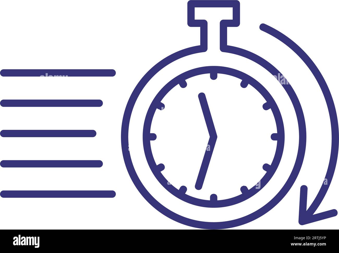 Daily task routine line Stock Vector Images - Alamy