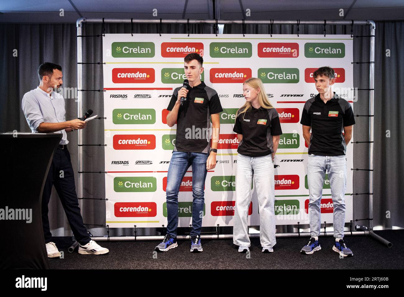 BADHOEVEDORP - Emiel Verstrynge, Xaydee Van Sinaey and Aaron Dockx ...