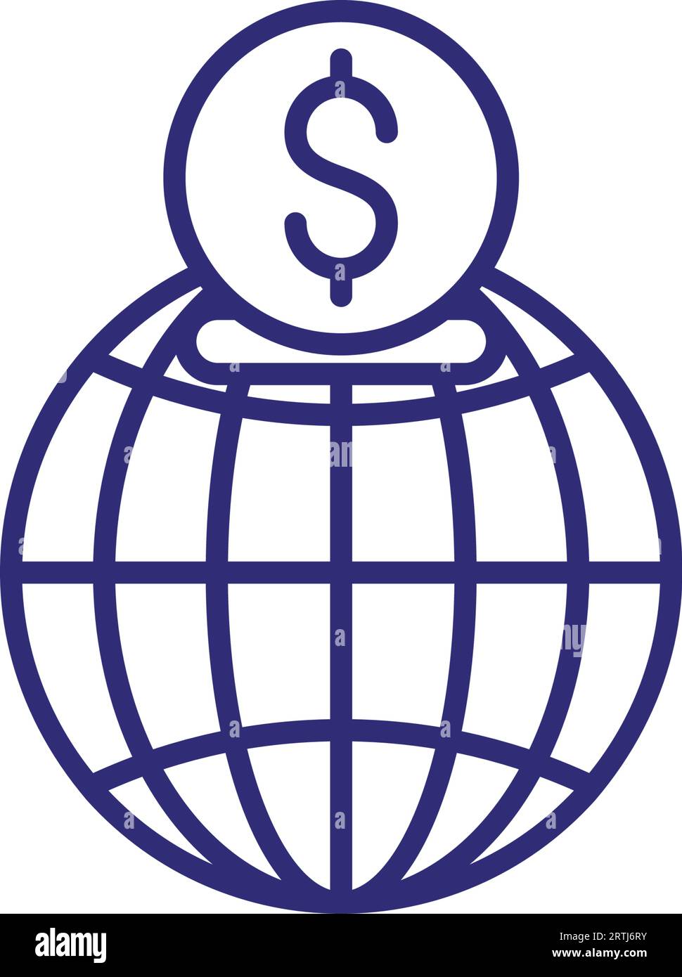 International investment line icon Stock Vector Image & Art - Alamy