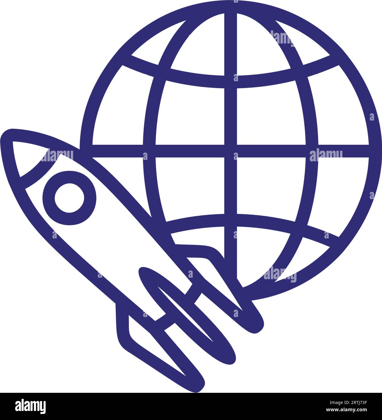 Global mission line icon Stock Vector Image & Art - Alamy