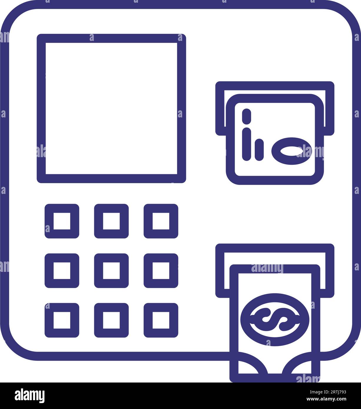 Insert credit card into an atm machine cash bank teller Cut Out Stock Images & Pictures - Alamy