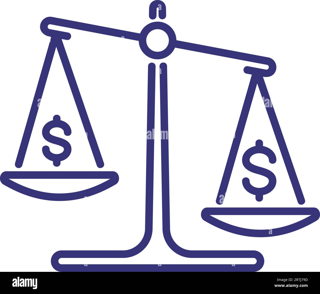 Money scale line icon Stock Vector Image & Art - Alamy
