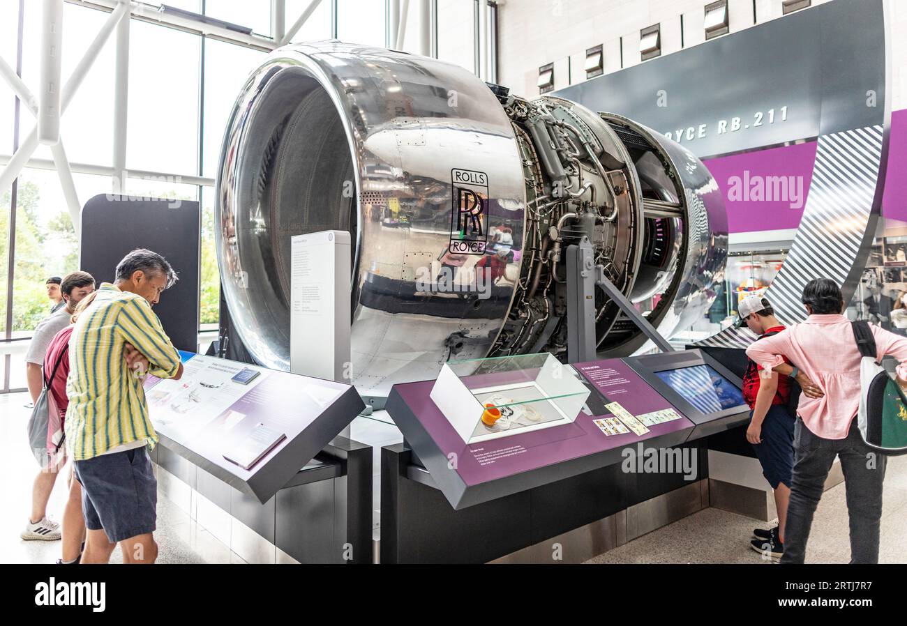 A Rolls Royce Jet Engine at the National Air and Space Museum ...