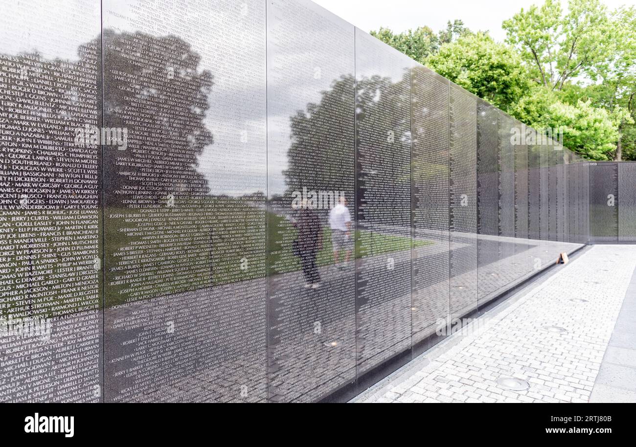 Vietnam memorial washington dc hi-res stock photography and images - Alamy