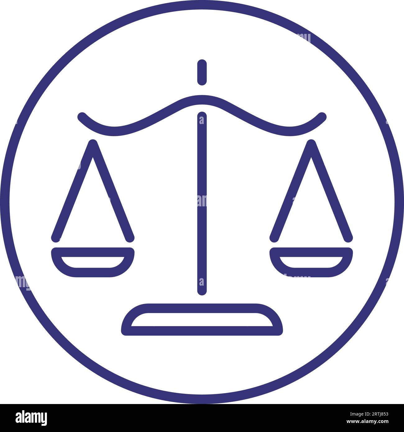 Scale of justice line icon Stock Vector Image & Art - Alamy