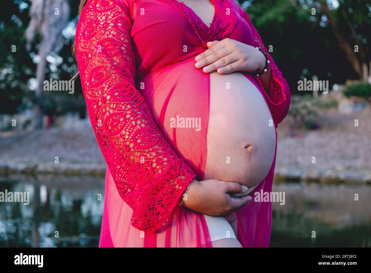 mother baby pregnant prenatal waiting slipper Stock Photo - Alamy