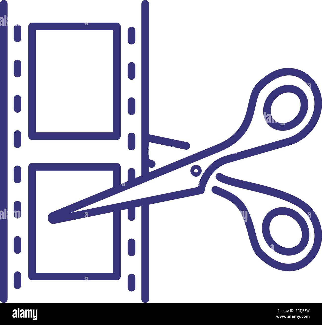 Video editing tool icon Stock Vector Images - Alamy