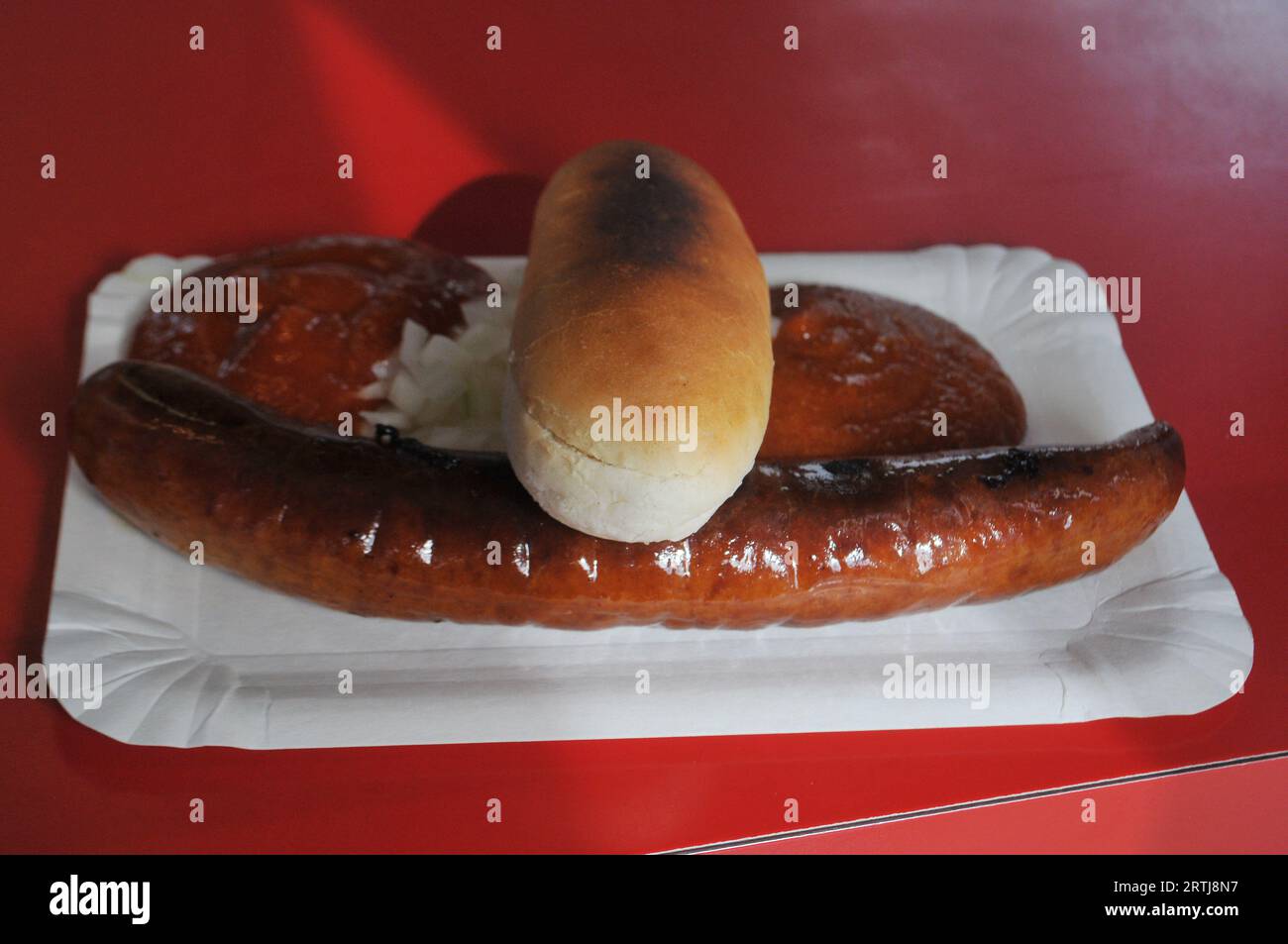 Copenhagen/Denmark/13 September 2023/.Danish fast food fdanish hot dog ...
