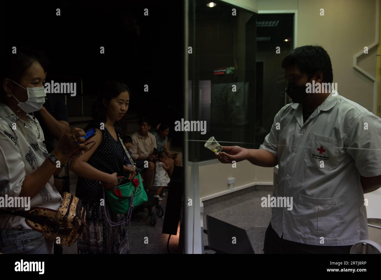 Bangkok, Thailand. 13th Sep, 2023. A skilled snake farm staff ...