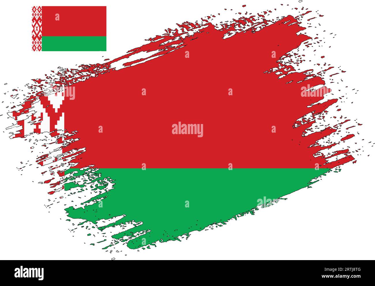 Brush Design Belarus Flag Vector Stock Vector Image & Art - Alamy