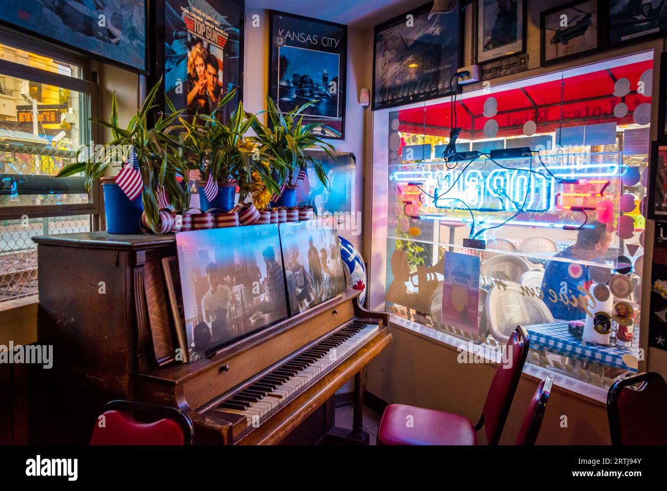 Interior inside Kansas City BBQ Barbecue location from the original Top ...