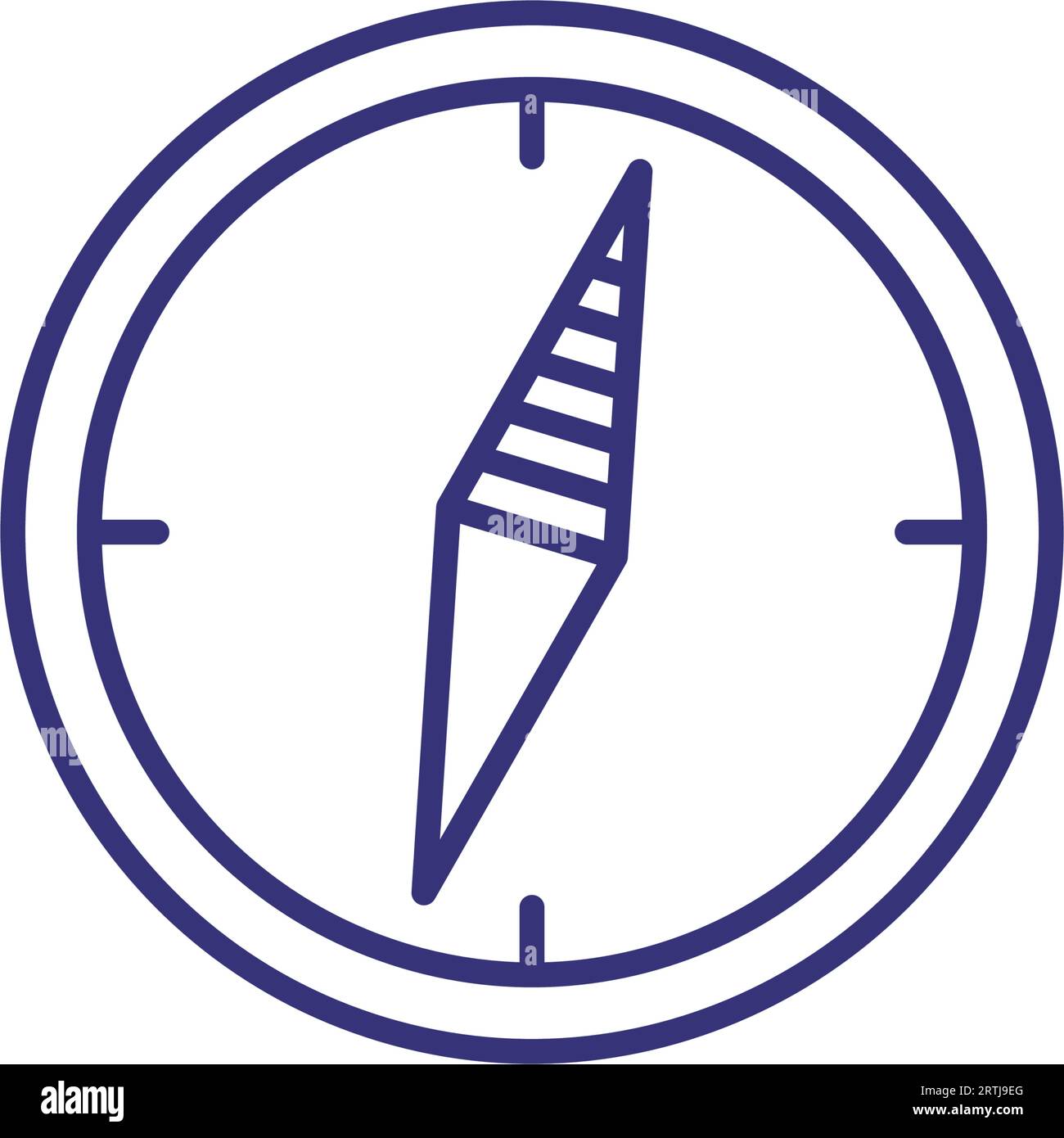 Compass line icon Stock Vector Image & Art - Alamy