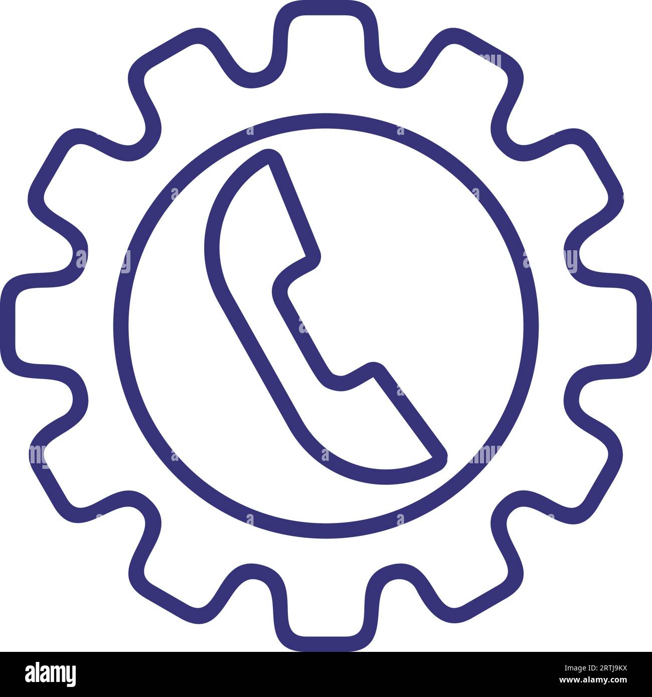 Call management line icon Stock Vector Image & Art - Alamy