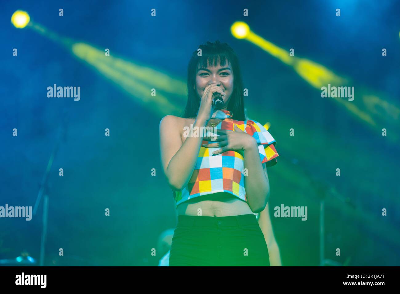 Thai Singers and Dancers on stage in Thailand Stock Photo - Alamy