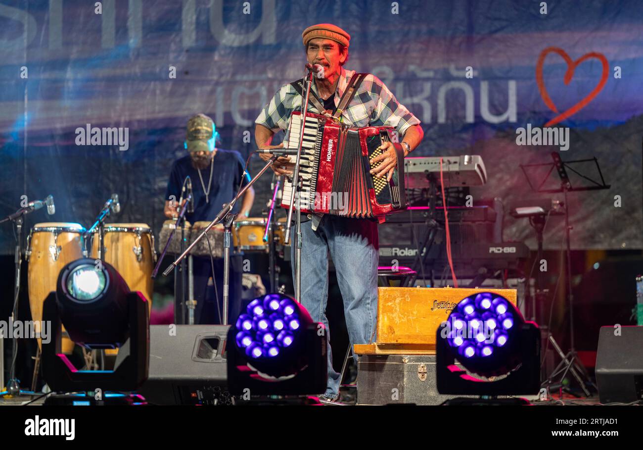 Hammer Muslim Folk Band in Thailand Stock Photo - Alamy