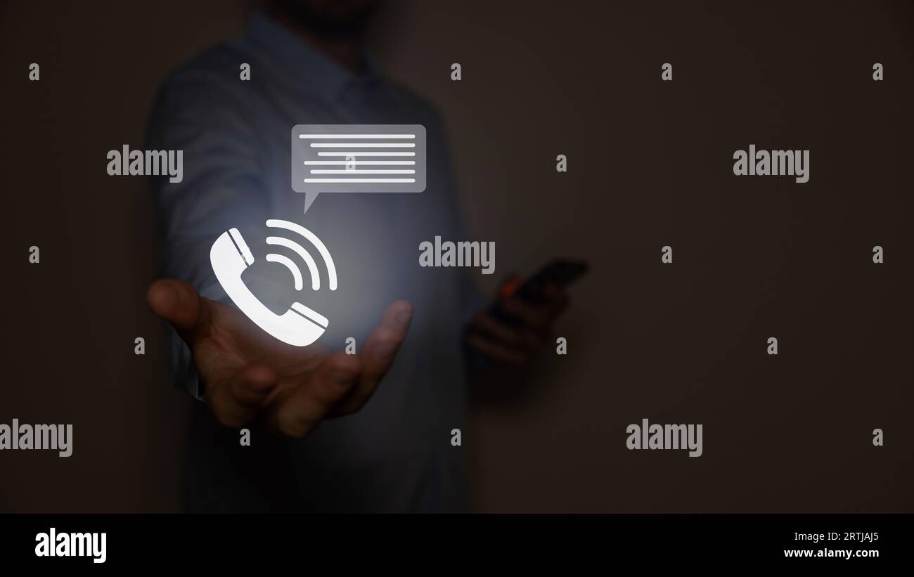 Incoming call phone hi-res stock photography and images - Alamy